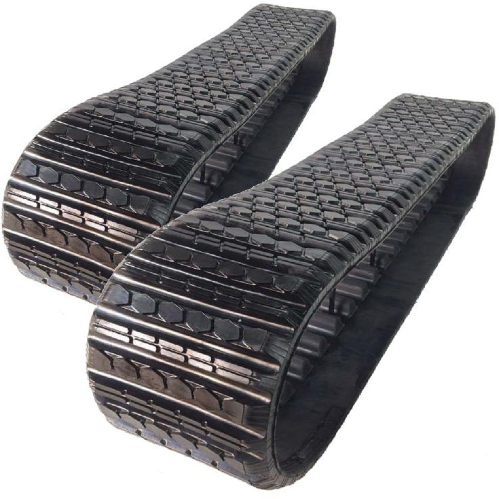 2 Rubber Tracks Fits CAT 257B2 Straight Bar Tread 15X4X42 3258624 15 ...