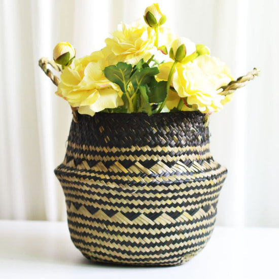Modern Weave Basket With Handles – Top Notch Designs USA